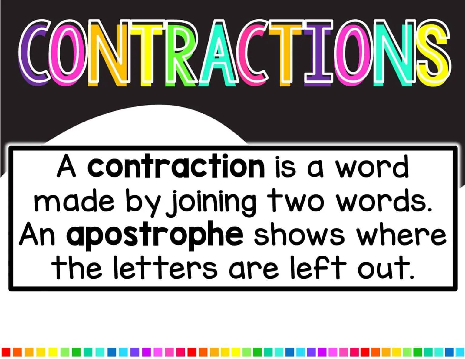Teaching Contractions | Hollie Griffith