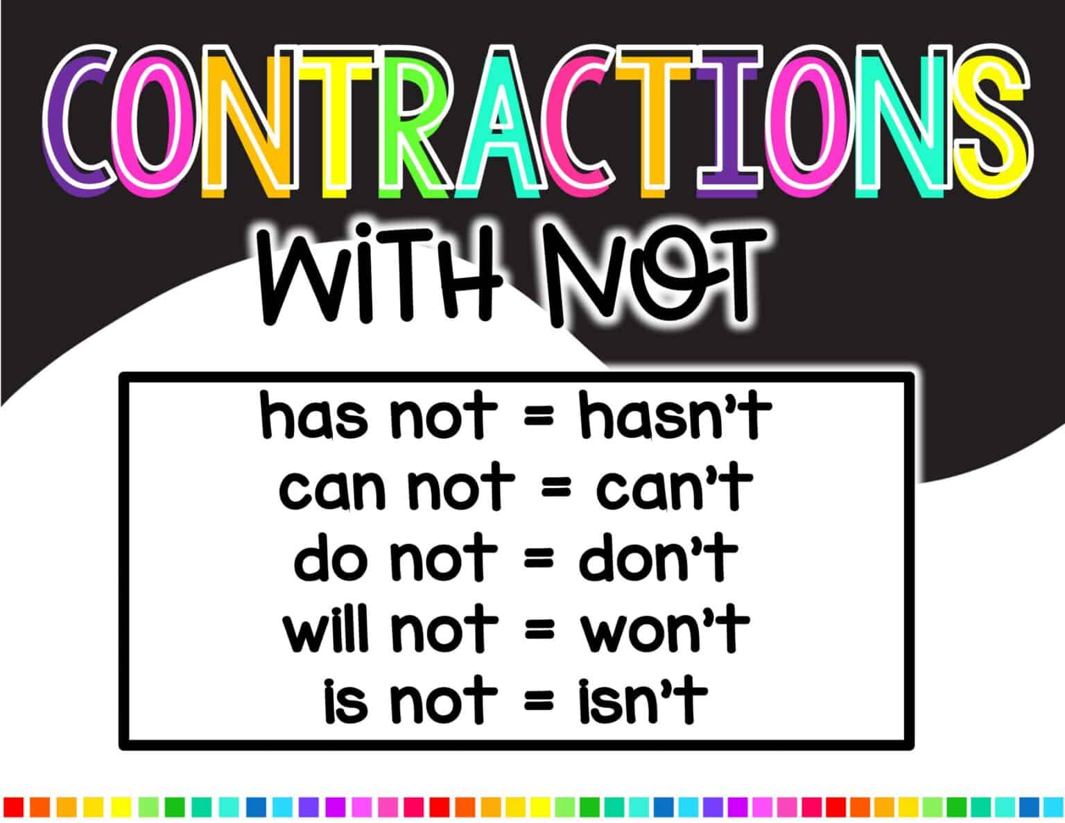 Teaching Contractions | Hollie Griffith