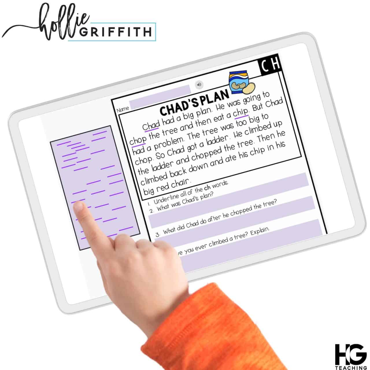 Digital Fluency Passages and Word Sorts for Google Classroom | Hollie ...