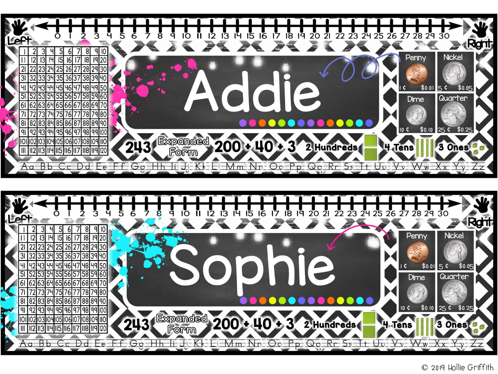 Classroom Reveal | Farmhouse Flair Neon Tile Classroom Decor | Hollie ...