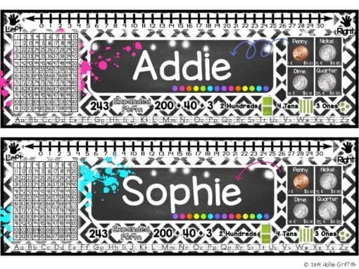 Classroom Reveal | Farmhouse Flair Neon Tile Classroom Decor | Hollie ...