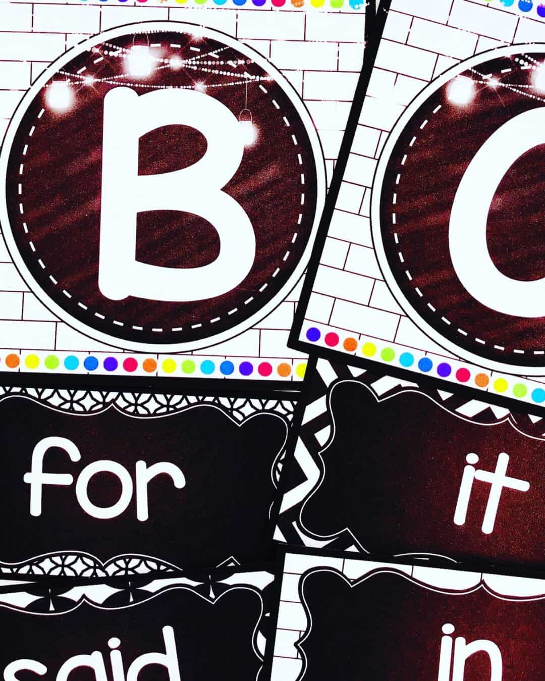 Classroom Reveal | Farmhouse Flair Neon Tile Classroom Decor | Hollie ...