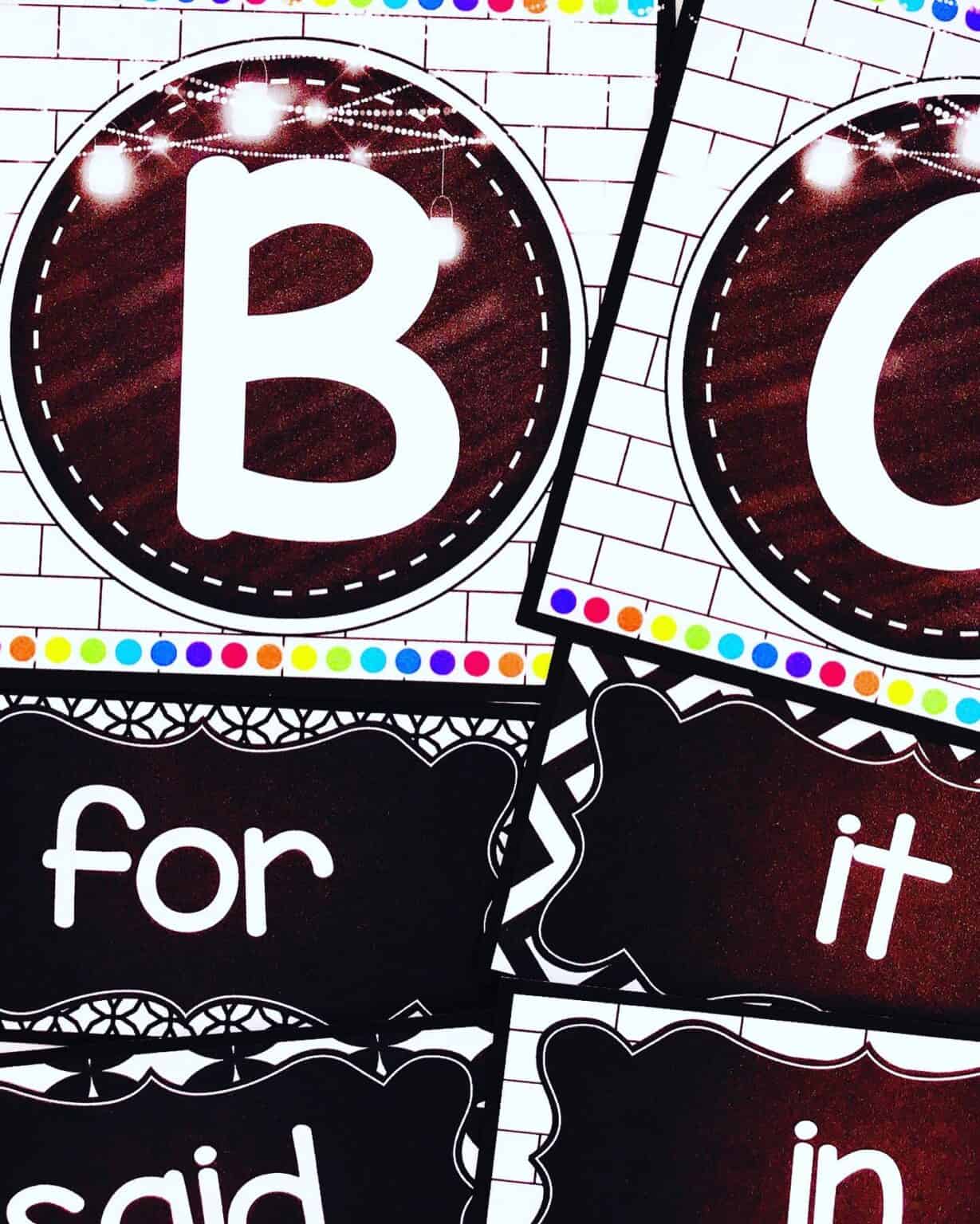 Classroom Reveal | Farmhouse Flair Neon Tile Classroom Decor | Hollie ...