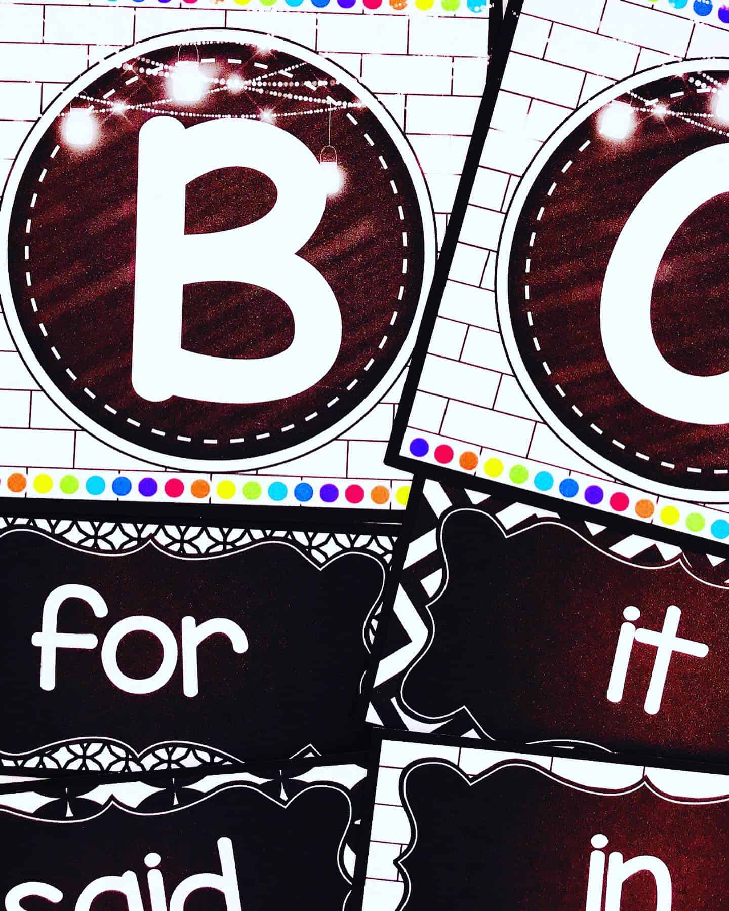 Classroom Reveal | Farmhouse Flair Neon Tile Classroom Decor | Hollie ...