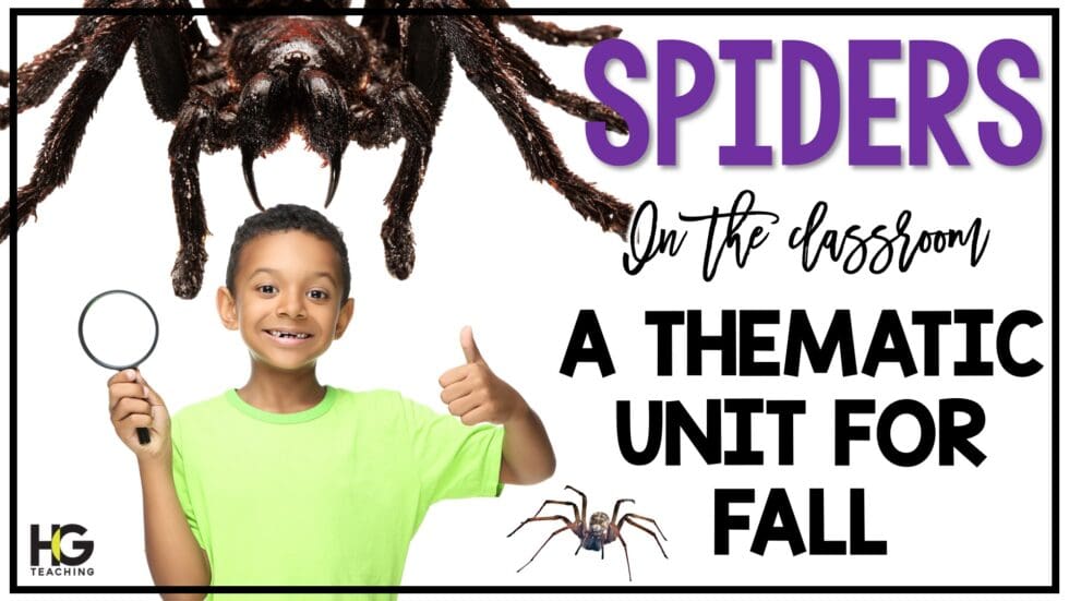 SPIDERS Lesson Plans and Activities for October and Halloween | Hollie ...
