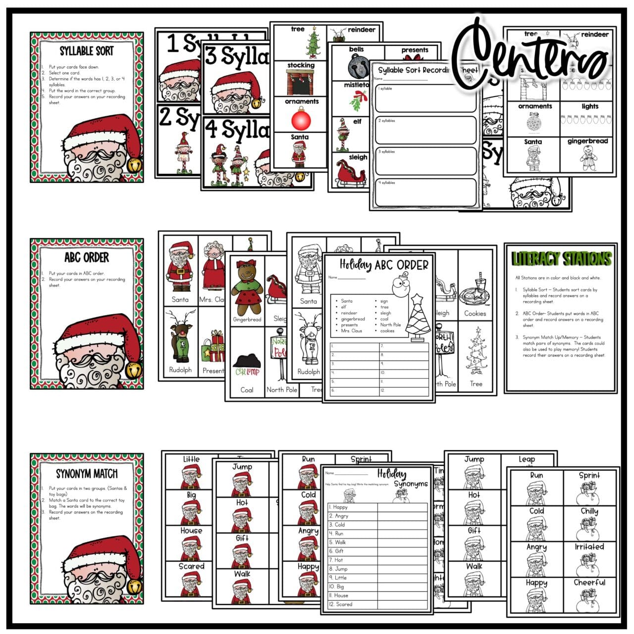 Christmas and Holiday Classroom Activities | Hollie Griffith