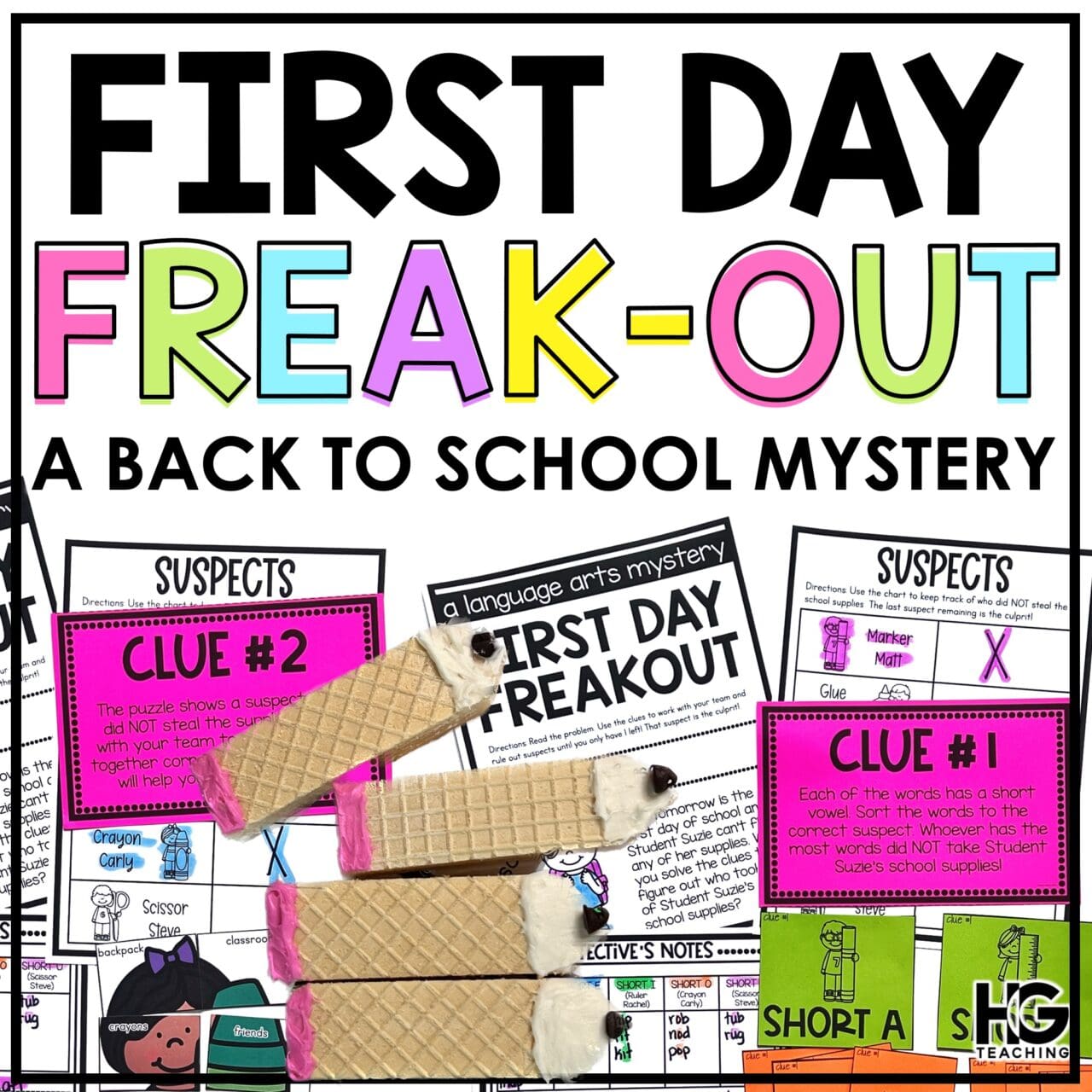 Back to School Escape Room for 1st and 2nd Grade | Hollie Griffith