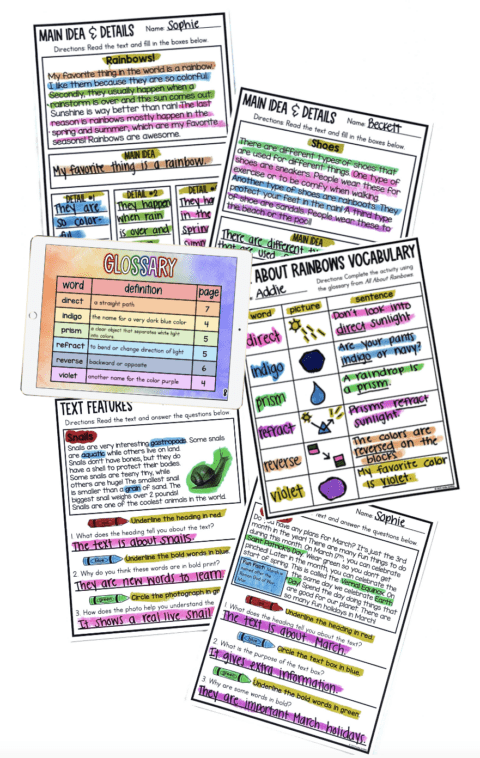 All About Rainbows: An Educational Unit for 1st and 2nd Grade | Hollie ...